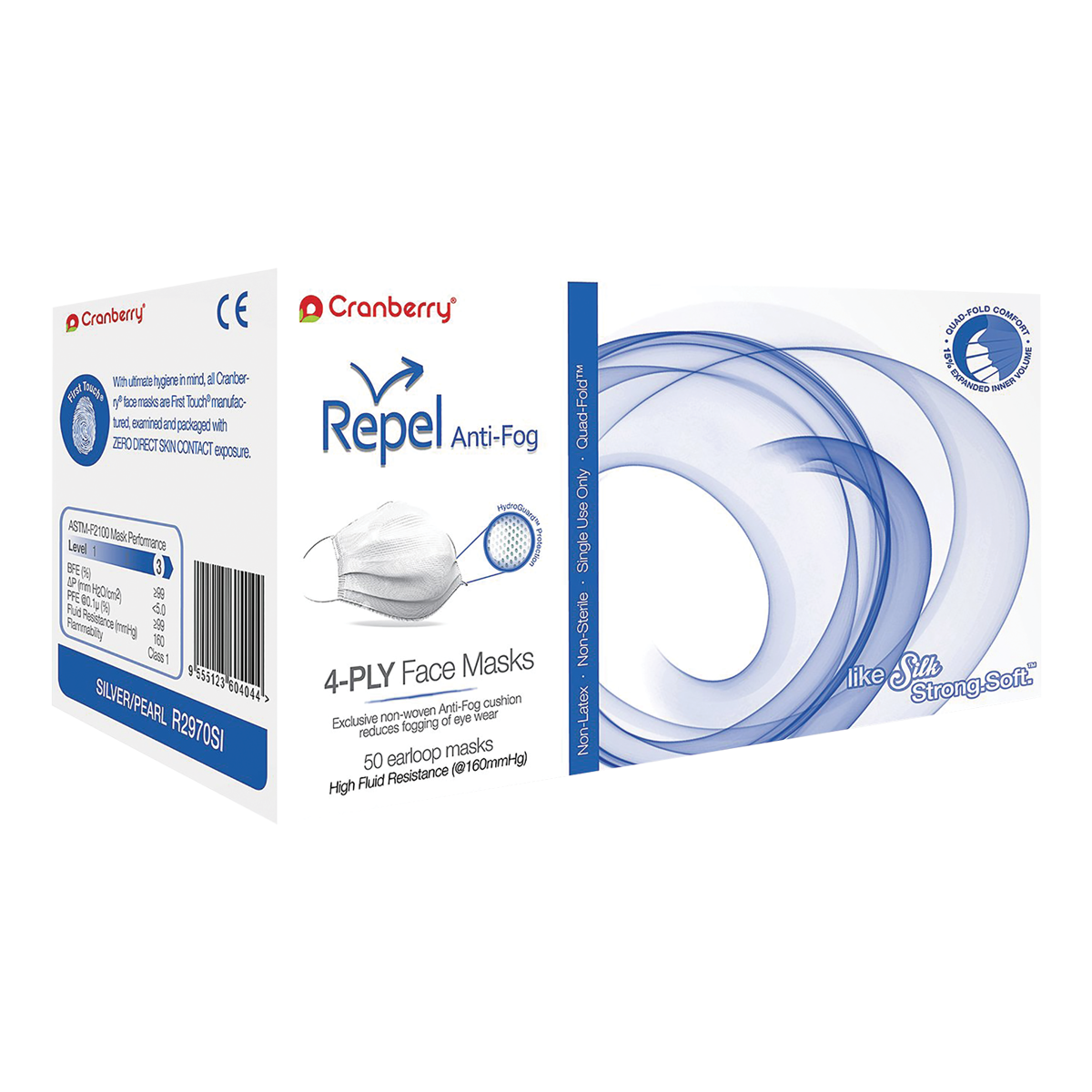 Cranberry Repel Anti-Fog Face Masks – American Dental Accessories, Inc.