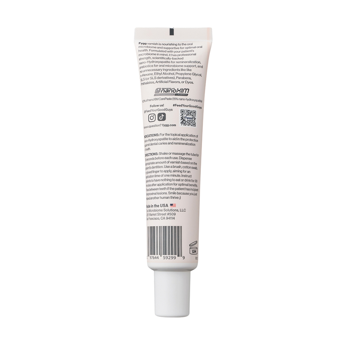 Fygg Professional Hydroxyapatite Varnish - Fluoride-Free – American ...