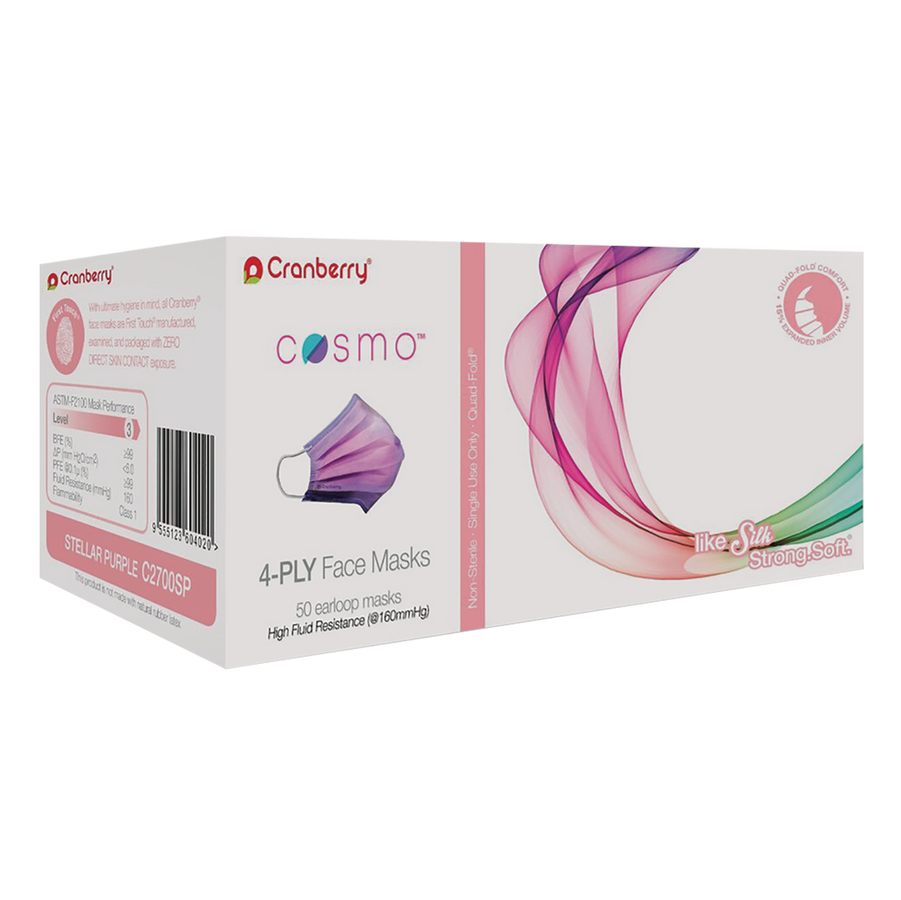 Cranberry Cosmo Face Masks - American Dental Accessories, Inc.