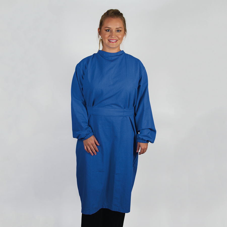 Reusable Cloth Isolation Gown - American Dental Accessories, Inc.