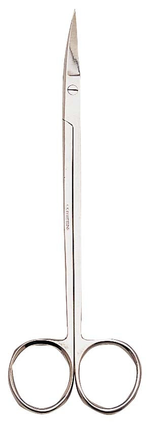 Curved Kelly Scissors Serrated - American Dental Accessories, Inc.