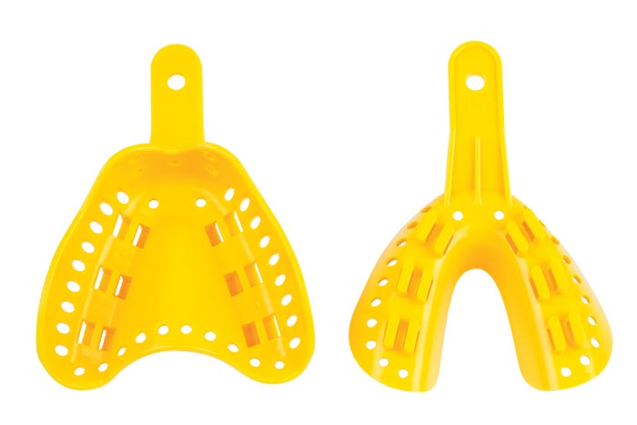 Adult Alginate Lock Impression Trays - American Dental Accessories, Inc.